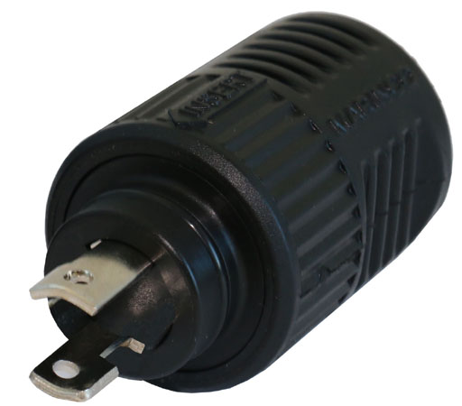 Other Connector, Plug & Socket - 2 Pin 40 Amp Round Plug Heavy Duty