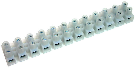Other Connector, Plug & Socket - 12 Pin White Strip Connector 10mm2 Cable
